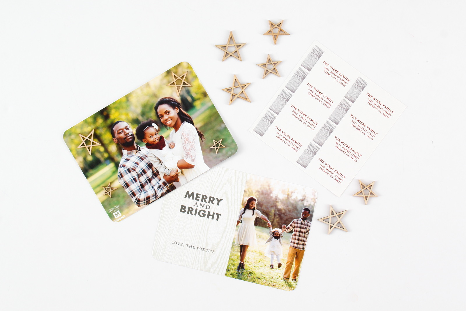 Blog: Personalizing Mixbook Holiday Photo Cards - Studio Calico