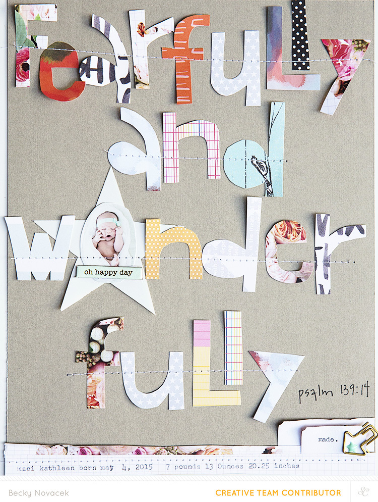 Blog: Tutorial: Using Hand-Cut Letters - Studio Calico