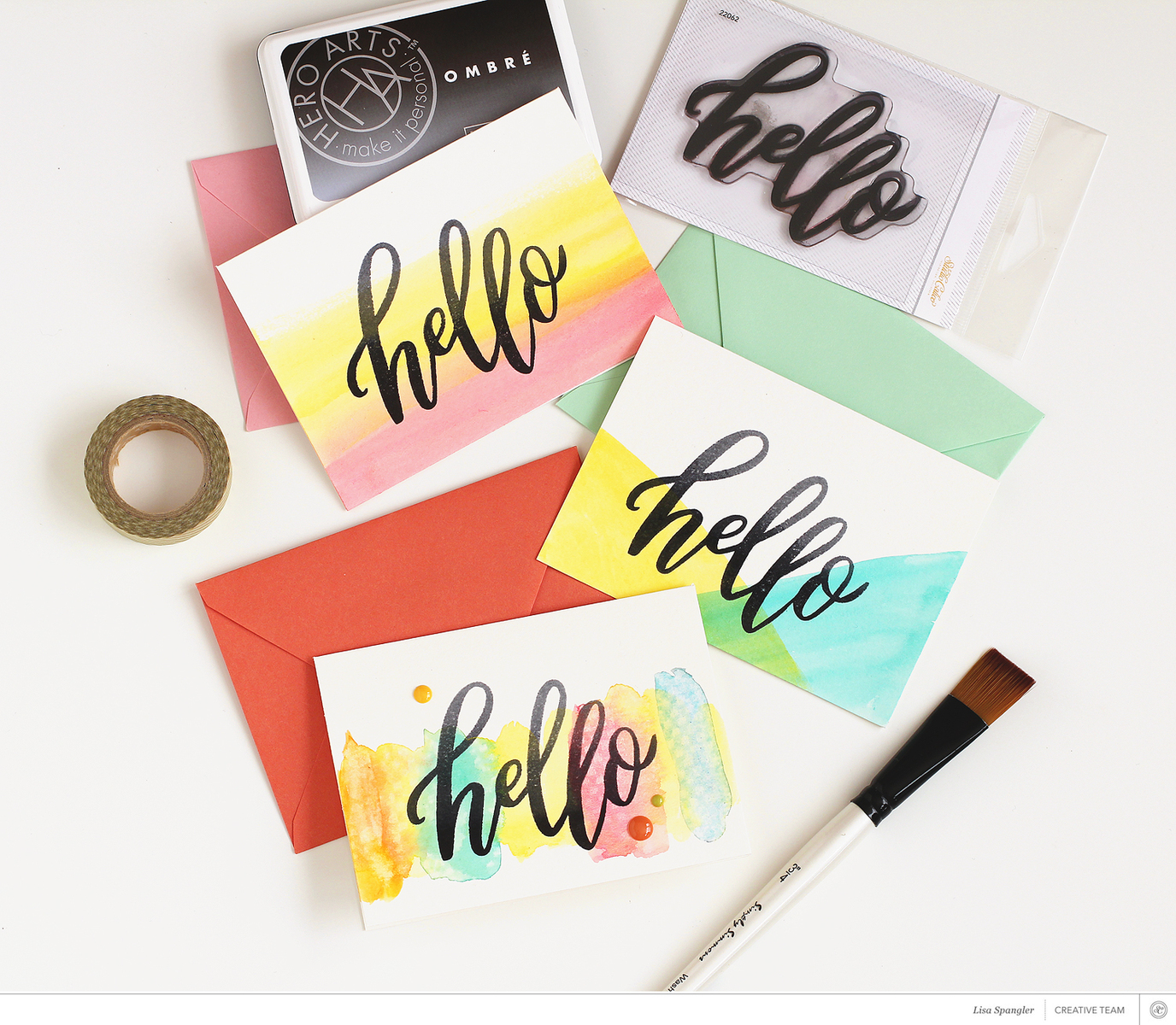 I love love love having happy hellos on hand to pop in the mail!