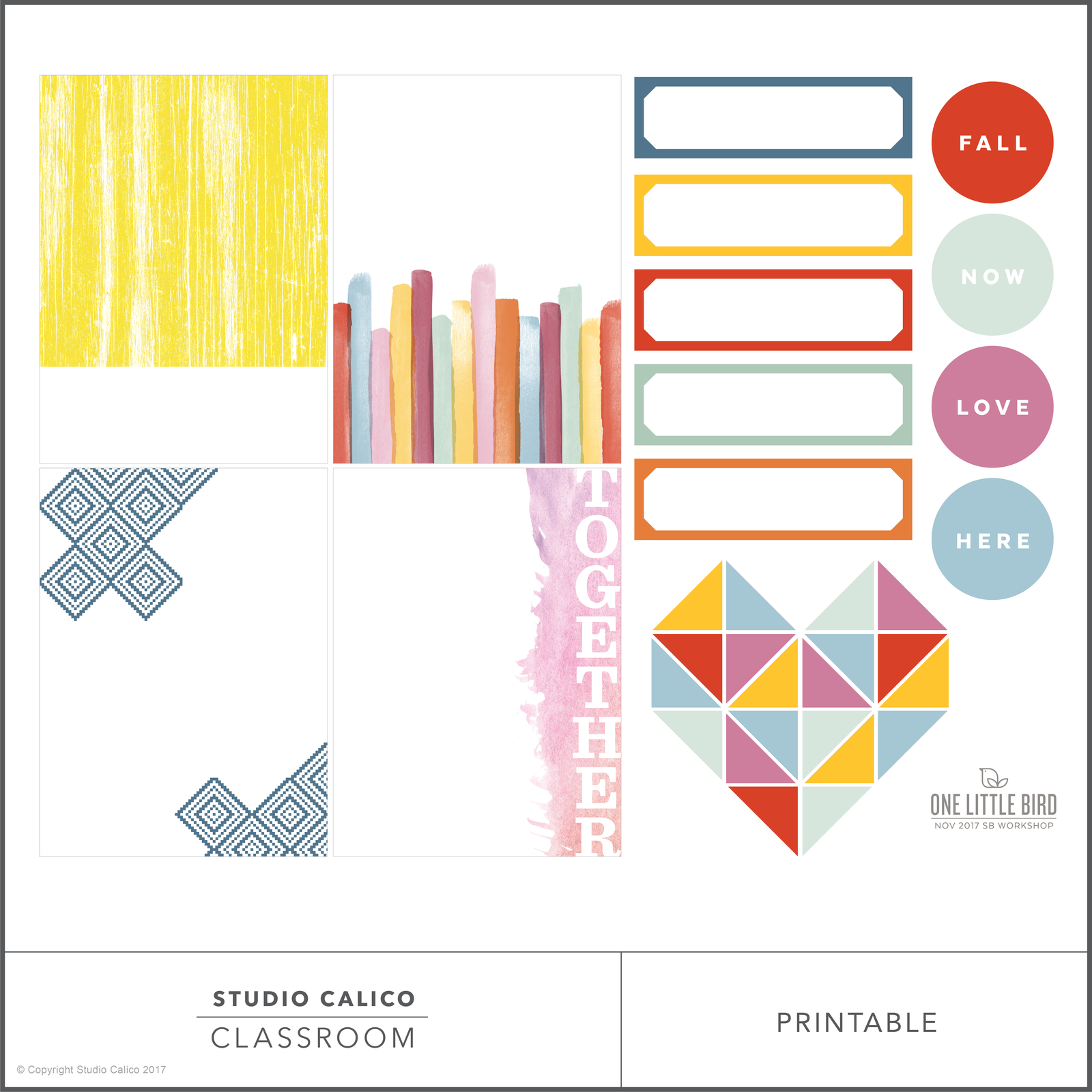 Blog: Learn more about our November Kit Workshops! - Studio Calico